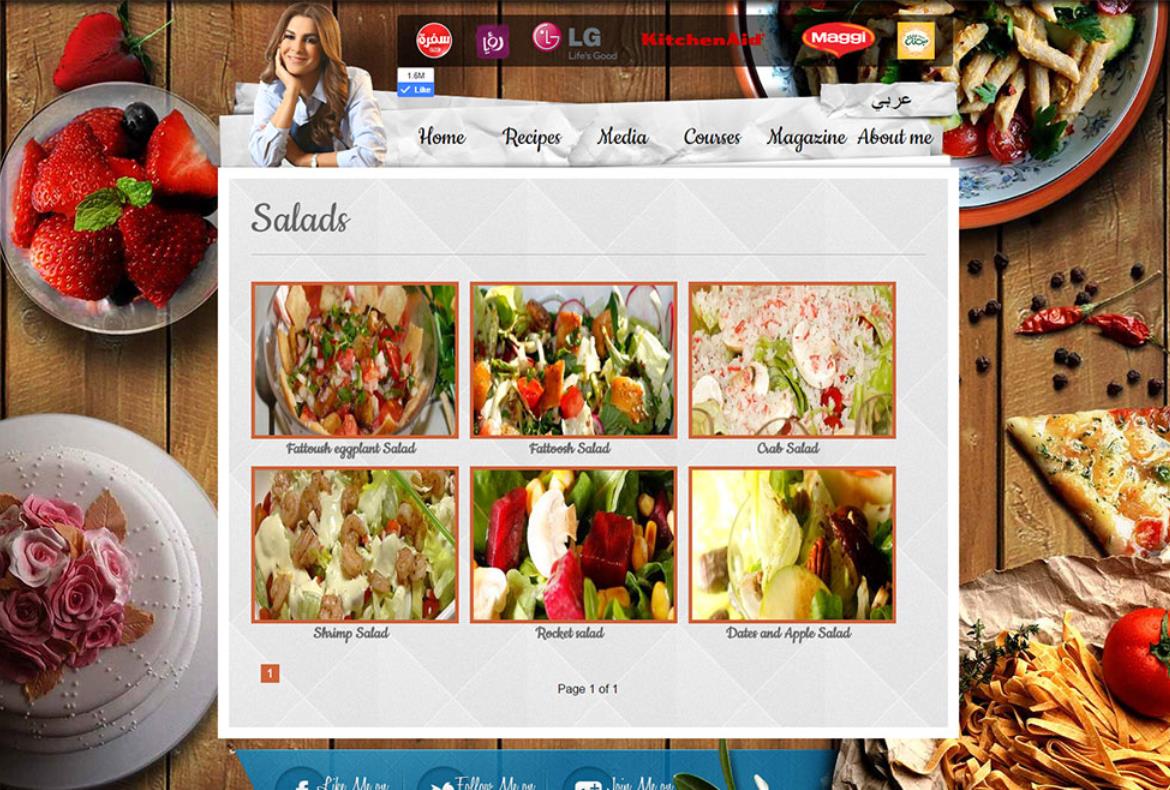 Ghada El Tally Website : a web design project by Kensoftware