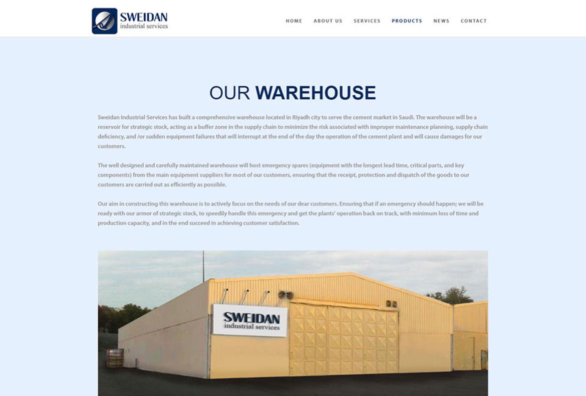 Sweidan Website : a web design project by Kensoftware