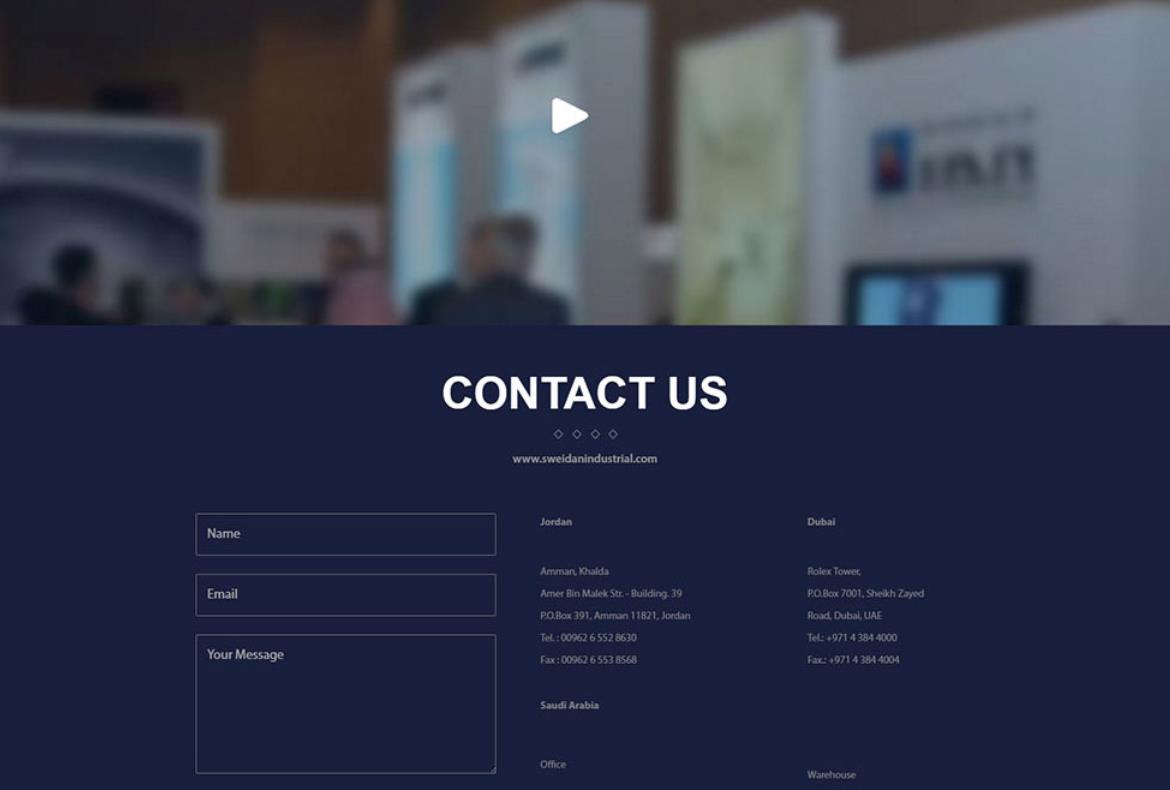 Sweidan Website : a web design project by Kensoftware